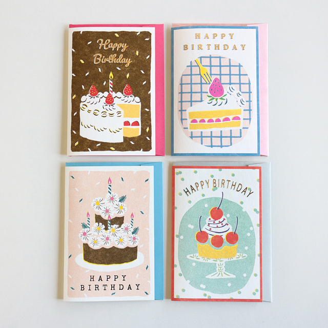 バースデーカード GRD-031 | デザインステーショナリーのGreenFlash（グリーンフラッシュ）