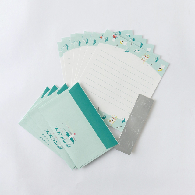 レトロノーム レターセット RR-012| デザインステーショナリーのGreenFlash（グリーンフラッシュ）