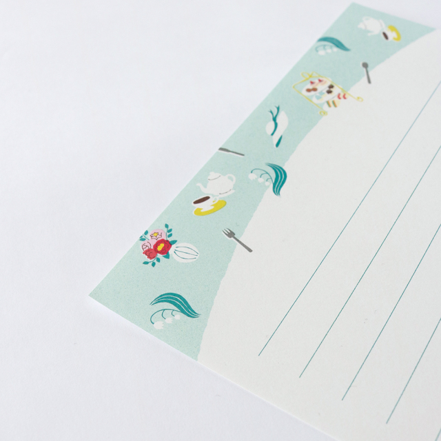 レトロノーム レターセット RR-012| デザインステーショナリーのGreenFlash（グリーンフラッシュ）