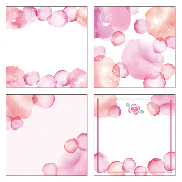 いろを楽しむ ましかくメモパッド CL-004 | デザインステーショナリーのGreenFlash（グリーンフラッシュ）