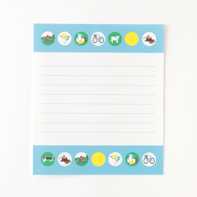 レトロノーム レターセット＜野ばら＞ RR-050 | デザインステーショナリーのGreenFlash(グリーンフラッシュ)