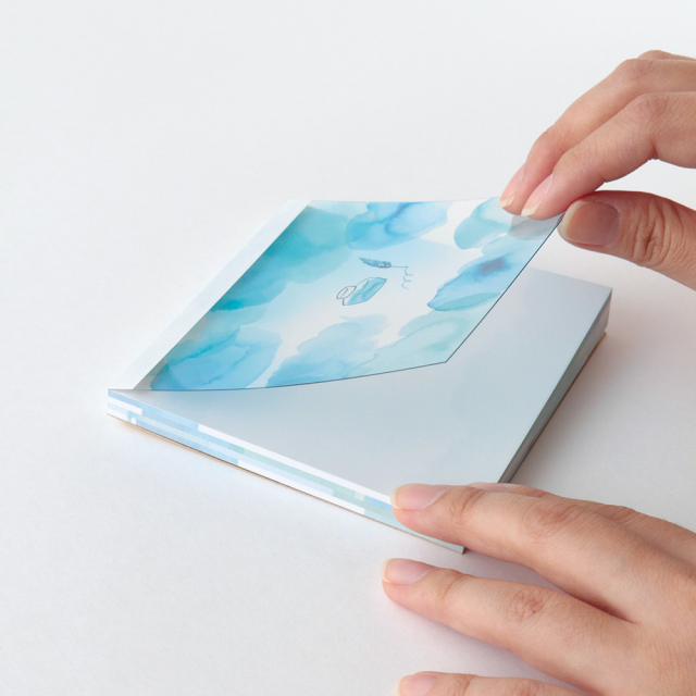 いろを楽しむ ましかくメモパッド＜インク＞ CL-031 | デザインステーショナリーのGreenFlash＜グリーンフラッシュ＞