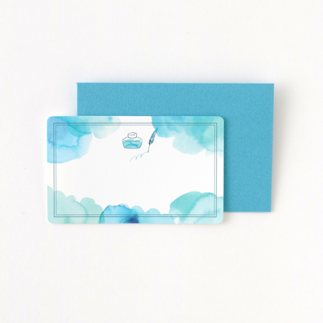 いろを楽しむ ましかくメモパッド＜インク＞ CL-031 | デザインステーショナリーのGreenFlash＜グリーンフラッシュ＞