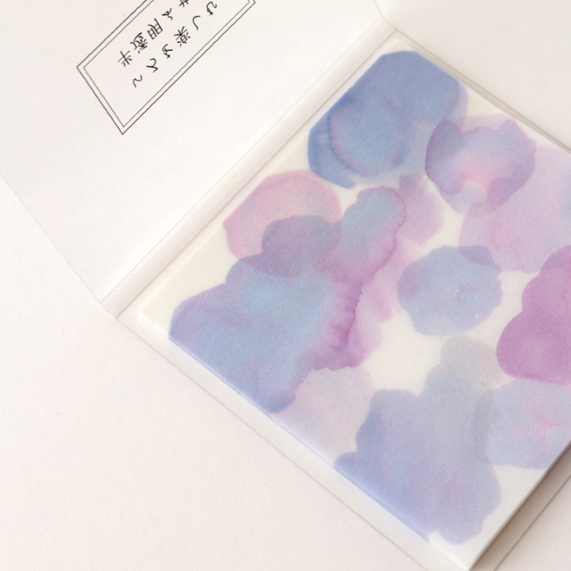 いろを楽しむ 半透明ふせん＜スミレ＞ CL-054 | デザインステーショナリーのGreenFlash＜グリーンフラッシュ＞