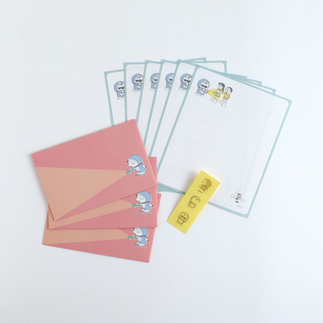 ドラえもん レターセット DG-260 | デザインステーショナリーのGreenFlash(グリーンフラッシュ)