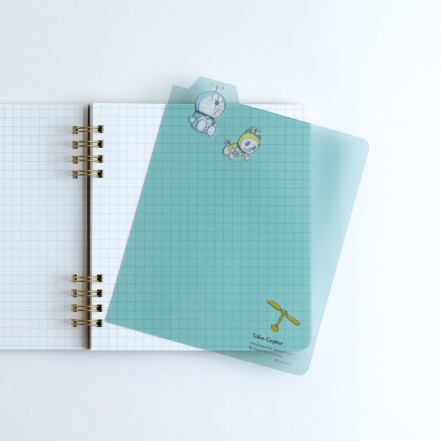 ドラえもん リングノート・スクエア用下敷き DG-269 | デザインステーショナリーのGreenFlash(グリーンフラッシュ)