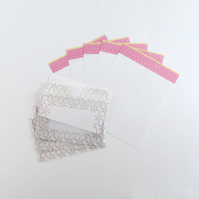 おふくもん レターセット OM-009 | デザインステーショナリーのGreenFlash(グリーンフラッシュ)