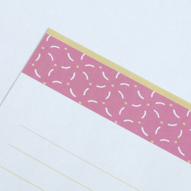 おふくもん レターセット OM-009 | デザインステーショナリーのGreenFlash(グリーンフラッシュ)