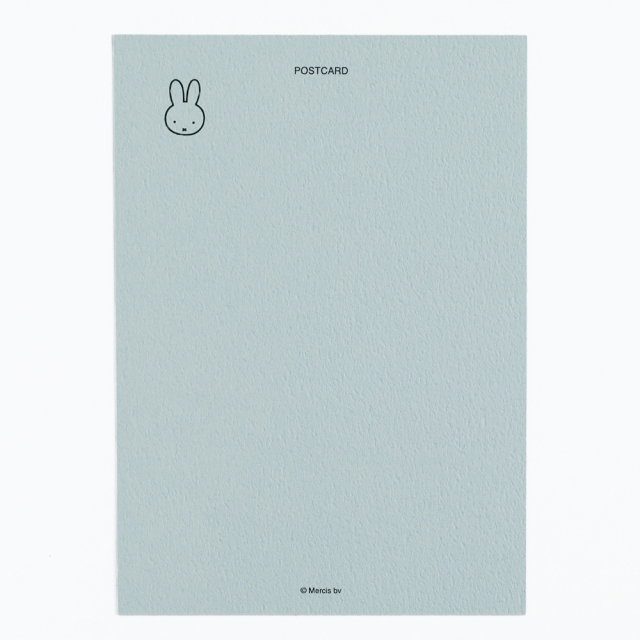 miffy ポストカード＜blue＞ BM-249 | デザインステーショナリーのGreenFlash（グリーンフラッシュ）