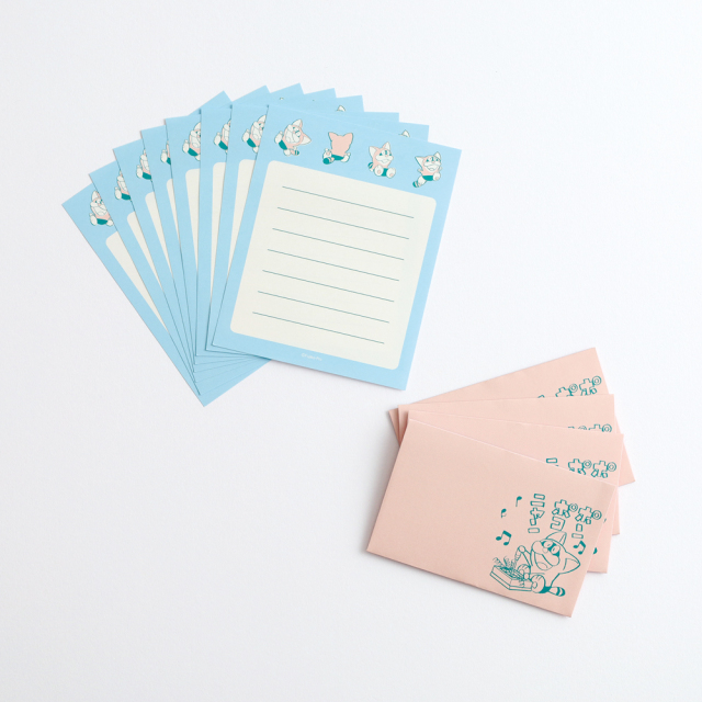 藤子・F・不二雄キャラクター ミニレターセット DKK-043 | デザインステーショナリーのGreenFlash(グリーンフラッシュ)