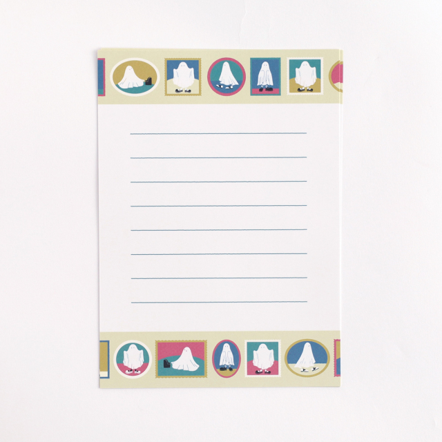 WEARING SHOES GHOST レターセット WG-002 | デザインステーショナリーのGreenFlash（グリーンフラッシュ）