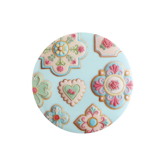 KUNIKA 缶ミラー（blue） KG-022 | デザインステーショナリーのGreenFlash（グリーンフラッシュ）