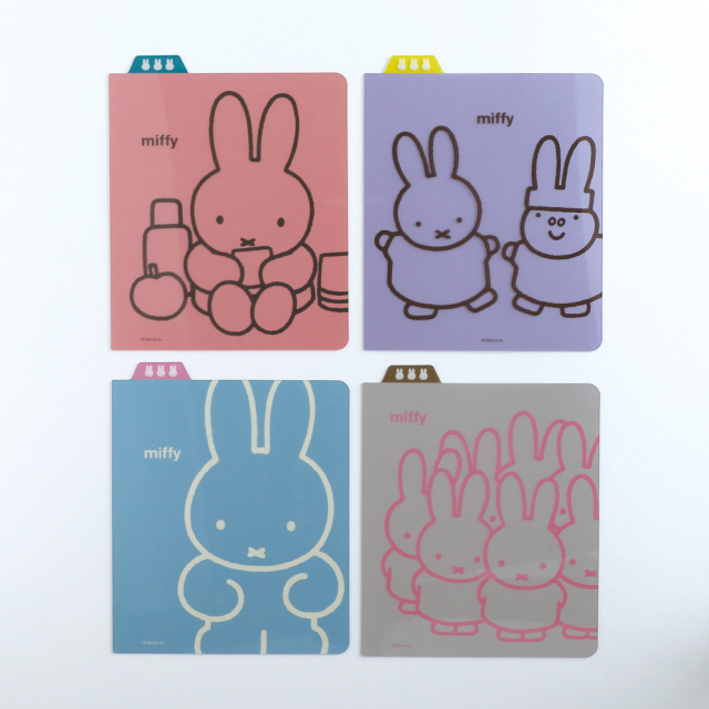 miffy リングノート・スクエア用下敷き BM-202 | デザインステーショナリーのGreenFlash（グリーンフラッシュ）