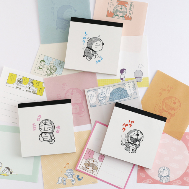 ドラえもん メモパッド・スクエア（ソロリソロリ） DG-329 | デザインステーショナリーのGreenFlash(グリーンフラッシュ)