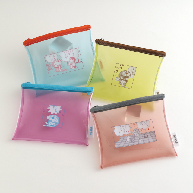 ドラえもん PVCポーチ（CORAL） DG-363 | デザインステーショナリーのGreenFlash(グリーンフラッシュ)