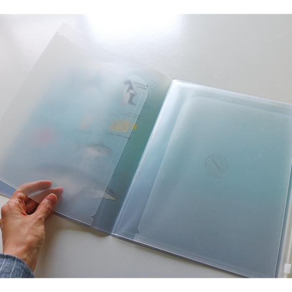 STUDY HOLIC A4ジップファイル ST-059【大人文具】 | デザインステーショナリーのGreenFlash(グリーンフラッシュ)