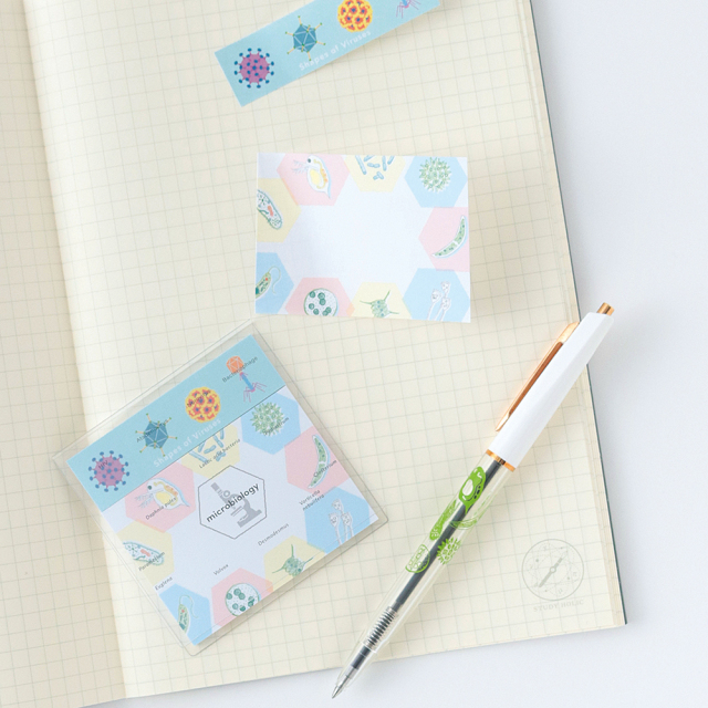 STUDY HOLIC クリアカバー付箋 ST-178 | デザインステーショナリーのGreenFlash（グリーンフラッシュ）