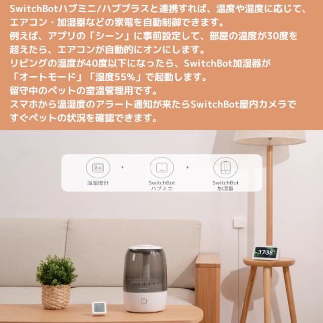 SwitchBot 温湿度計 SWITCHBOTMETER-GH