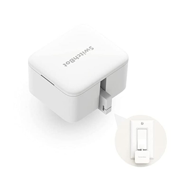 SwitchBot スマートスイッチロボット 自動でスイッチのオン/オフ スマート家電 IoT 自動化 省スペース コンパクト 遠隔操作 スマートホーム タイマー パスワード 照明 ...