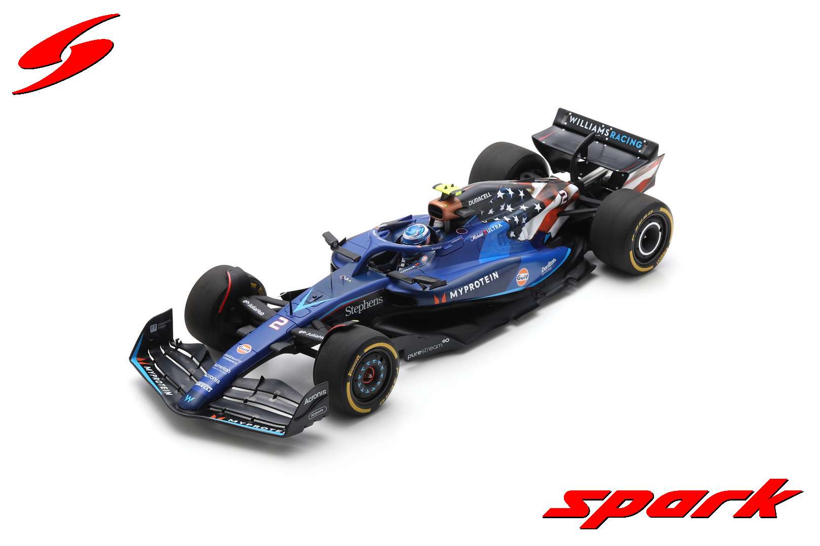 [予約]Spark (スパーク) 1/18 Williams F1 FW45 No.2 Williams Racing 10th USA GP ...