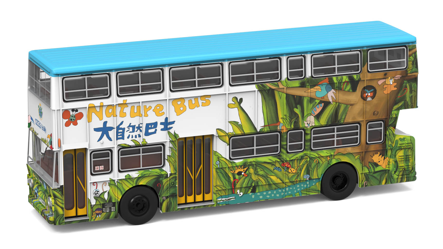 TINY（タイニー）Tiny City レイランド フリートライン BACo Nature Bus (FZ2496) ガリバー