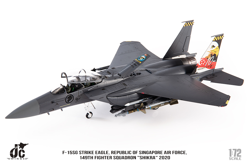 JCW 1/72 F-15SG シンガポール空軍 149th FS "Shikra" 2020 ガリバー