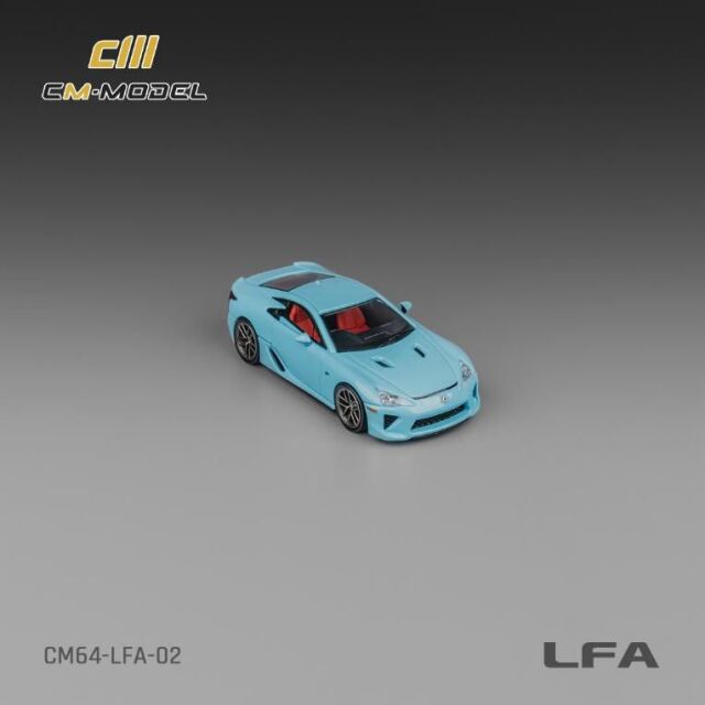 CM・MODEL(CMモデル) 1/64 Lexus LFA ベビーブルー ガリバー