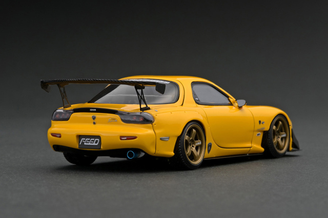 ignition model（イグニッションモデル） 1/43 FEED RX-7 (FD3S) イエロー ★生産予定数：120pcs ガリバー