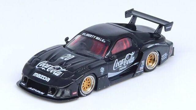 INNO Models(イノモデル) 1/64 Mazda RX7 (FD3S) LB-WORKS スーパーシルエット ブラック ガリバー