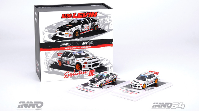 INNO Models(イノモデル) 1/64 Toyota カローラ AE86 レビン "TRACKERS RACING ...