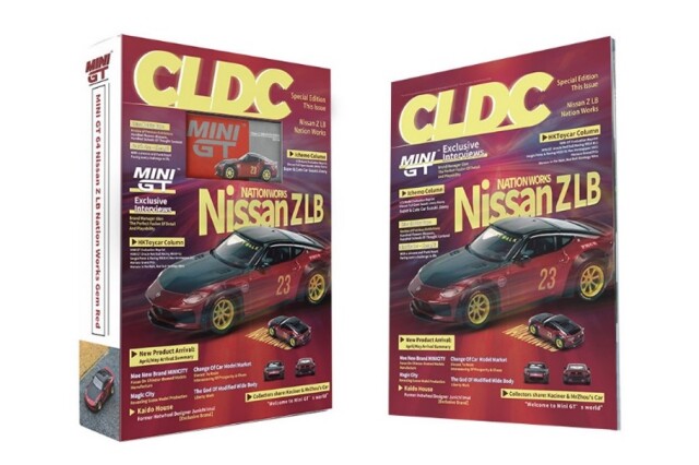 MINI GT 1/64 CLDC BOOK w/ MGT00737 Nissan Z LB NATION WORKS ジェムレッド ...