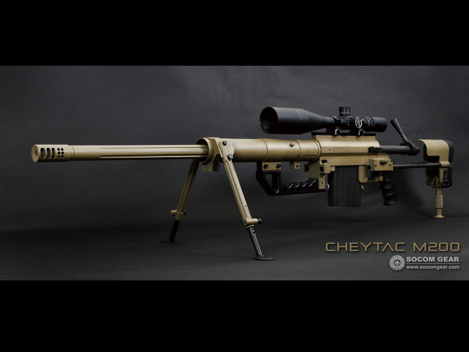 SOCOM GEAR CheyTac M200 ガスボルトアクションライフル FDE FOX
