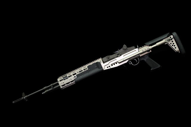 RA-TECH Custome WE M14 EBR GBB (Titanium color) FOX
