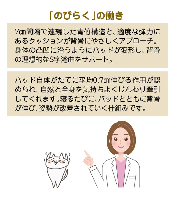 のびるパッド nobiraku（のびらく） 波動ライフ Hadolife WebShopping