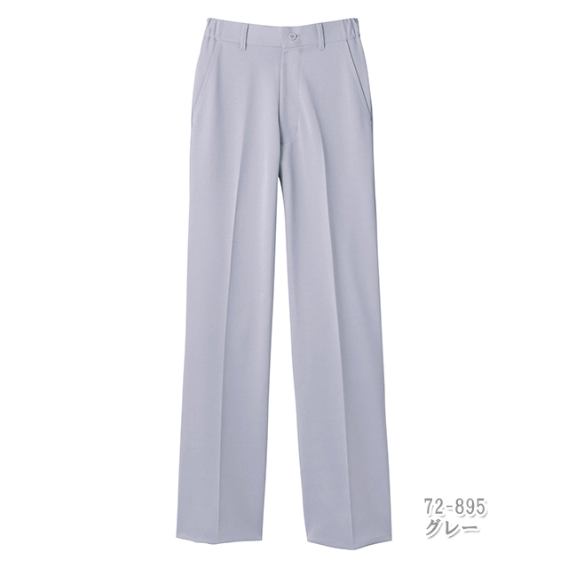 72-891 住商モンブラン ナースウェア パンツ 男性威容 ストレート ノータック 両脇ゴム 制菌加工 透け防止 吸汗速乾 制電 防汚 ポケット付き MONTBLANC 医療用 看護師 介護 ...