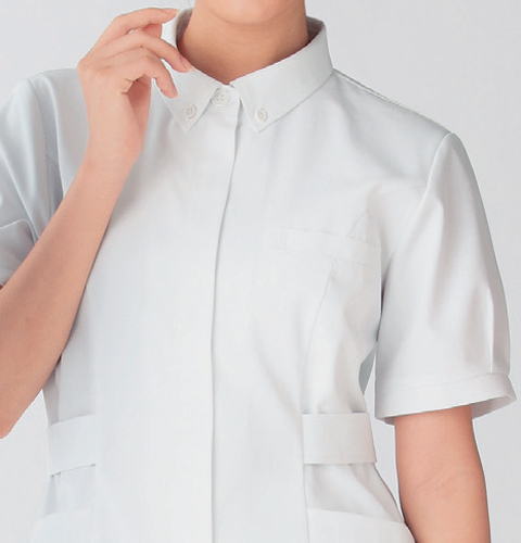 773 KAZENカゼン レディスジャケット 半袖 白衣ネット 本店