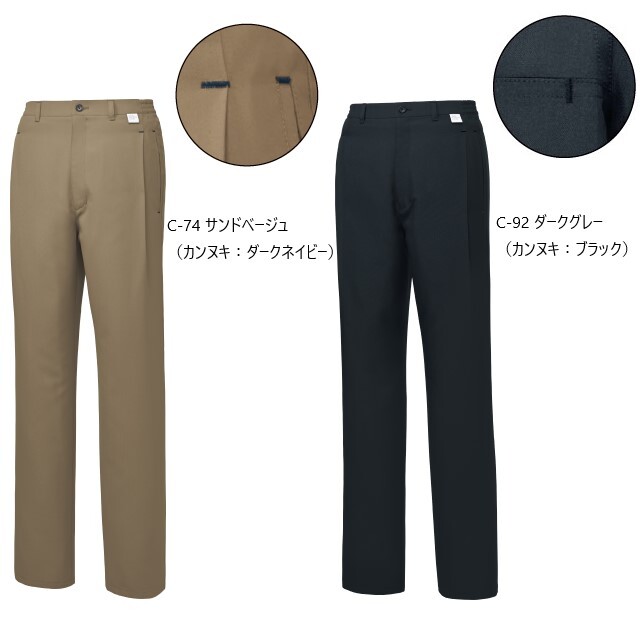 DOM-0023 パンツ 男女兼用 ストレート 前開き ファスナー ウエストゴム ユナイト チトセ 制菌 制電 透け防止 医療用 白衣 ドクター 医師 ナース 看護師 クリニック サロン 歯科 ...