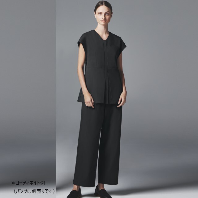 DOM-0026 ファスナースクラブ 半袖 女性用 レディス ユナイト チトセ 制菌 制電 透け防止 ストレッチ UVカット イージーケア 医療用 白衣 ドクター 医師 ナース 看護師 ...