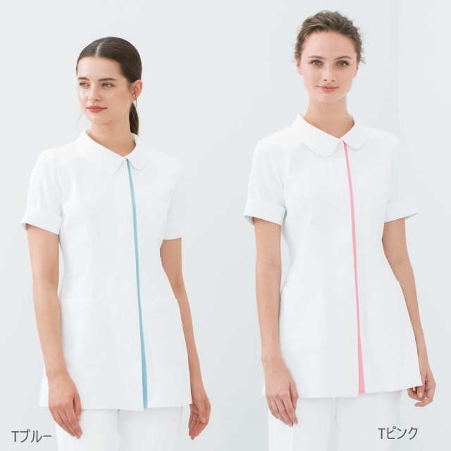 2017EW フォーク ナースウェア ジャケット 女性用 おしゃれ 可愛い かっこいい 透け防止 防汚防塵 制電 吸汗 制菌 FOLK 看護師 ...