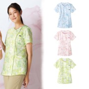 7059SC フォーク ナースウェア スクラブ 女性用 透け防止 制電 速乾