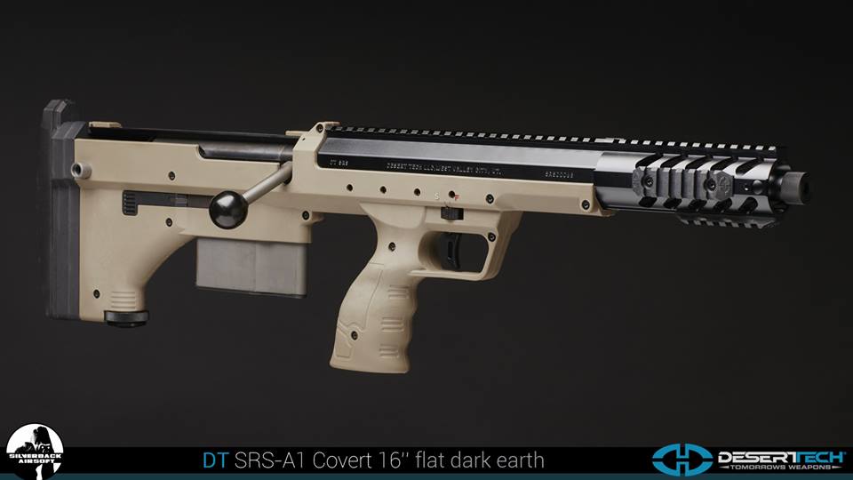 Silverback airsoft Desert Tech SRS-A1 Covert 16インチ 舶来アーモリー
