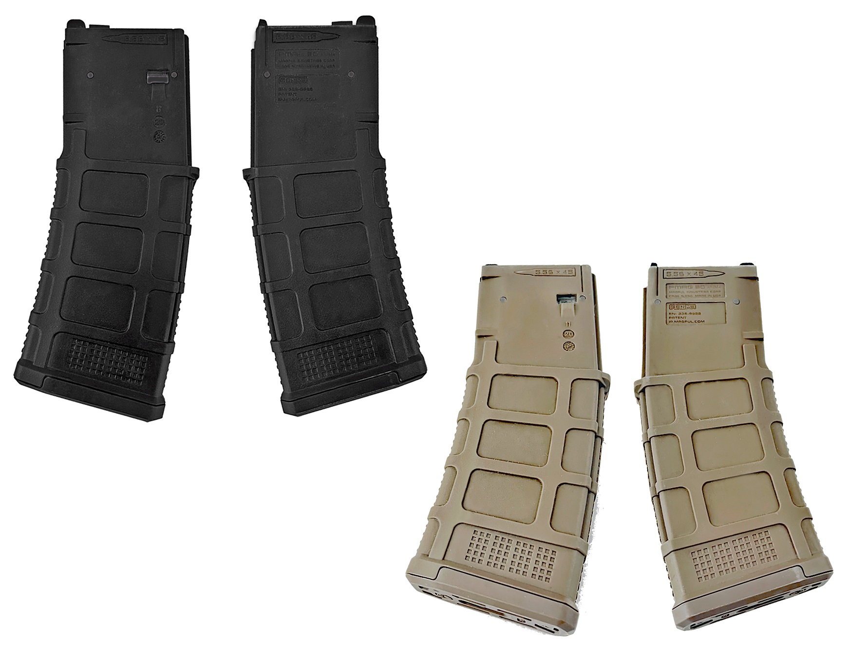 Toxicant 東京マルイ MWSシリーズ用 Co2 マガジン（PMAGタイプ） BK/FDE