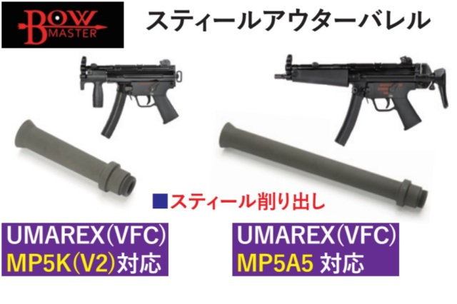 Bow master VFC/マルイ次世代MP5用Bushmaster ACRタイプフォールディングストック