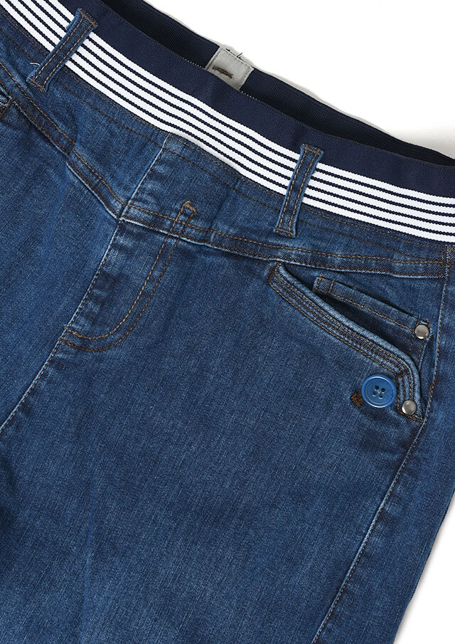 ストレッチデニムクロップドパンツ