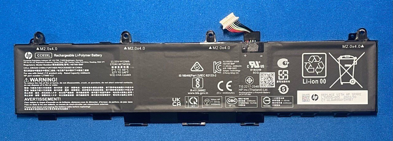 HP AX201NGW 等用 バッテリー CC03XL 53Wh