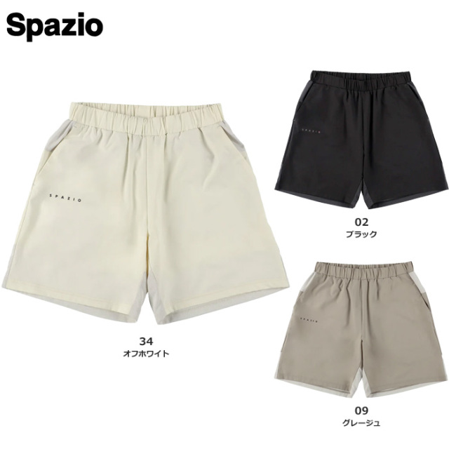 【24FW】【SPAZIO】GE1002 SPAZIO ドットメッシュ切替プラパン（S～O） 股下18cm（L寸）