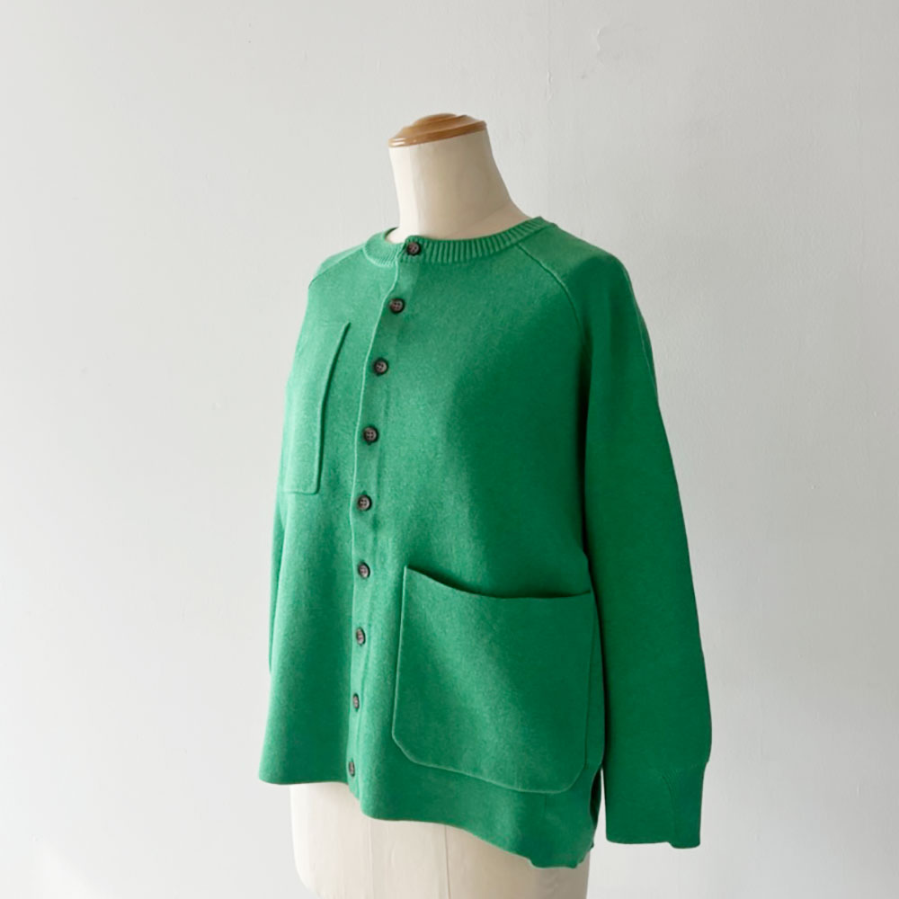 Cotton Milano Rib Cardigan / 6色 HARMONICS.