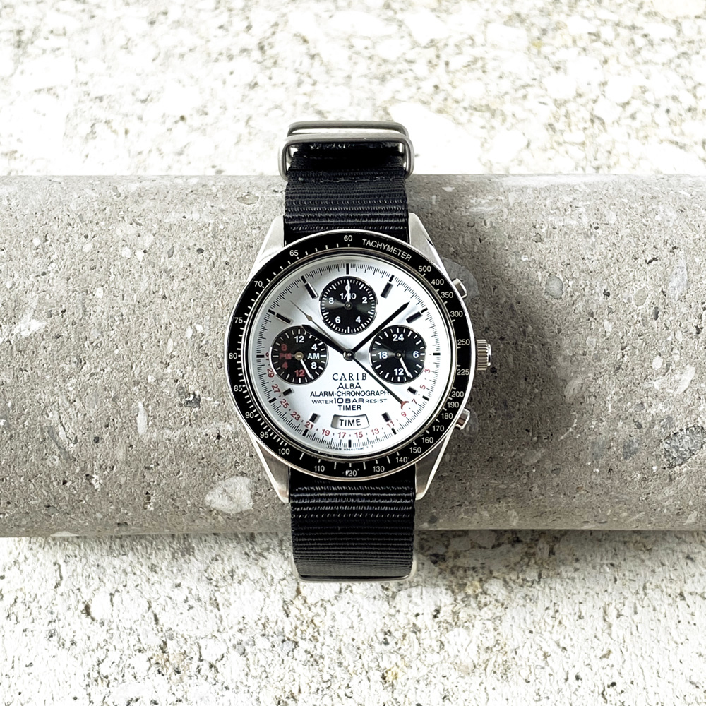 SEIKO/ALBA “CARIB” Alarm-Chronograph Quartz 1992’s HARMONICS.