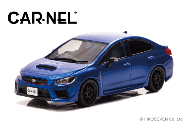 CARNEL 1/43 スバル WRX STI Type RA-R (VAB) 2018 WR Blue Pearl 限定300台