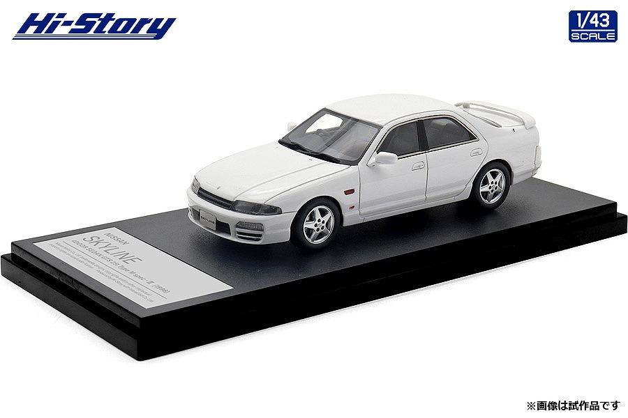 Hi-Story 1/43 NISSAN SKYLINE 4DOOR SEDAN GTS25t Type M spec II (1996) ホワイト